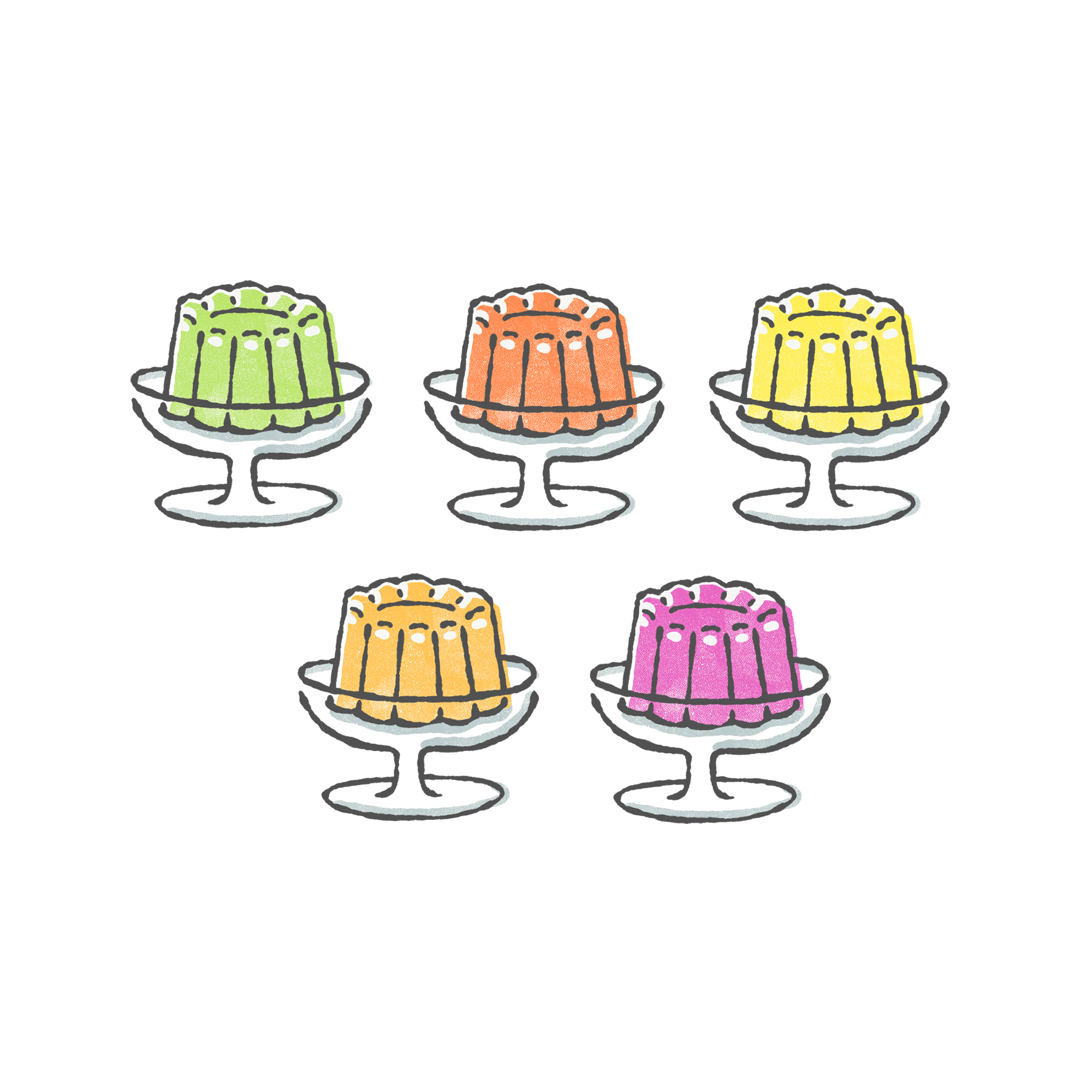 ゼリーのイラスト PNG素材 raddiey.free raddieyのフリー素材